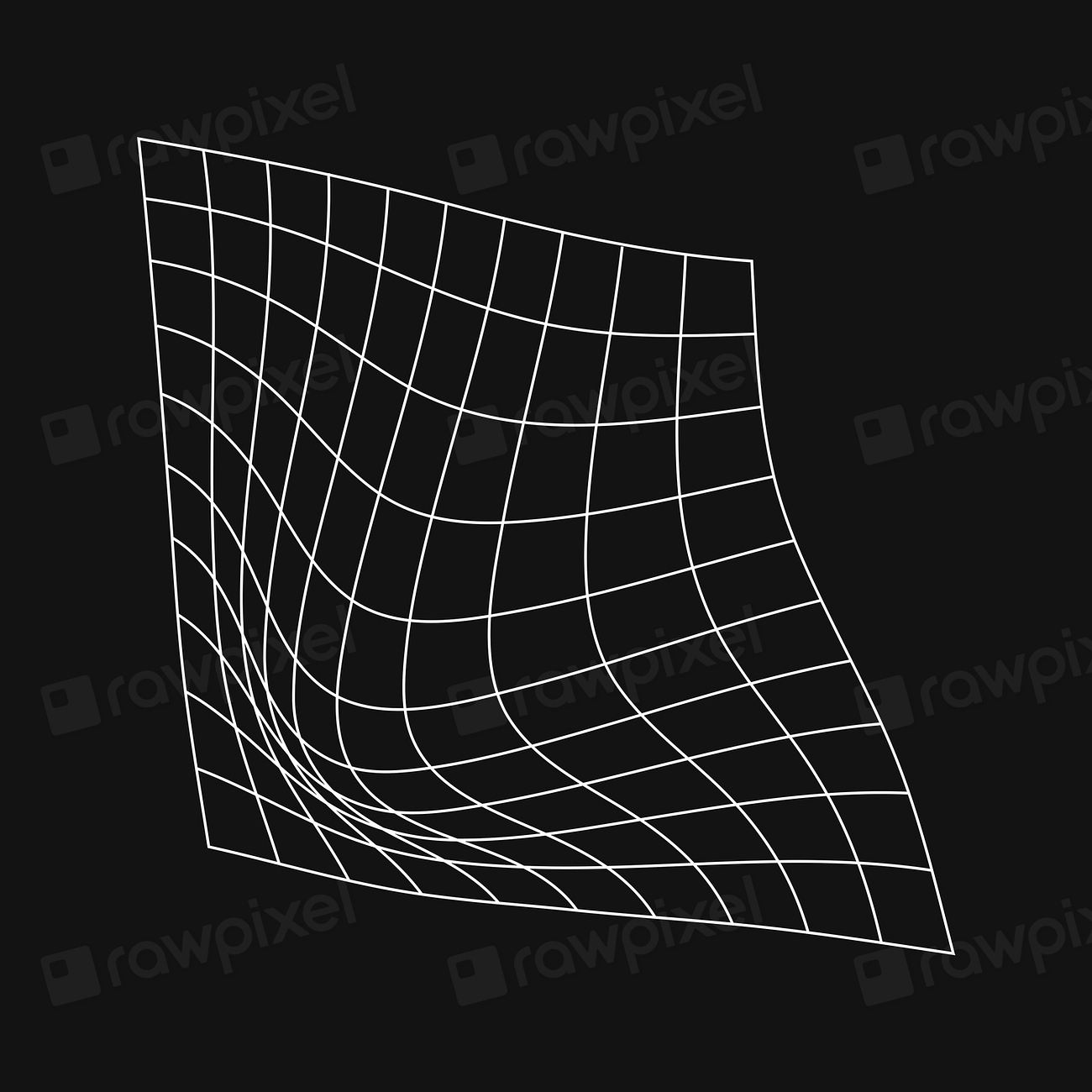 Wireframe shape collage element, white | Premium Vector - rawpixel