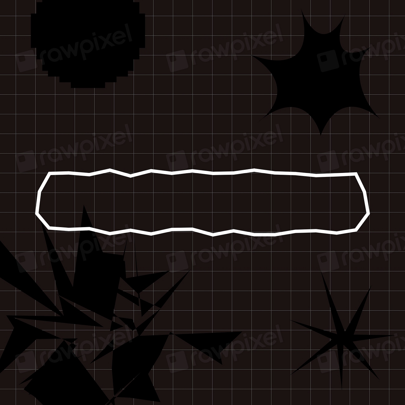 Dash symbol clipart, funky geometric | Premium PSD - rawpixel