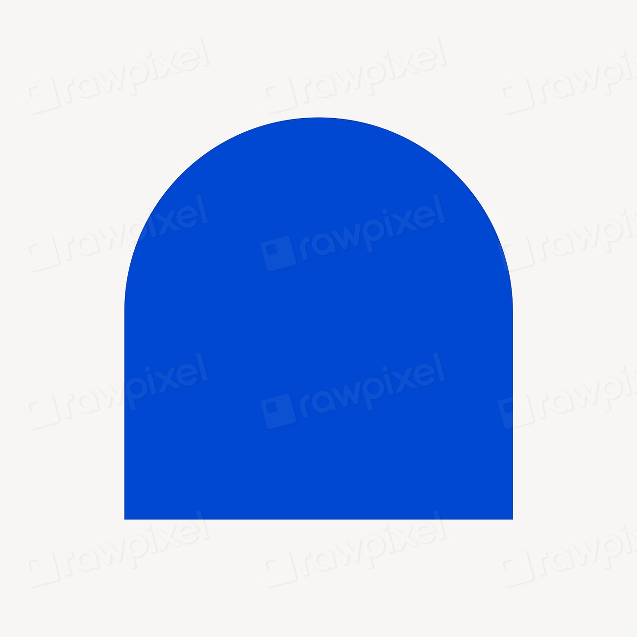 Arch shape clipart, blue geometric | Premium Vector - rawpixel