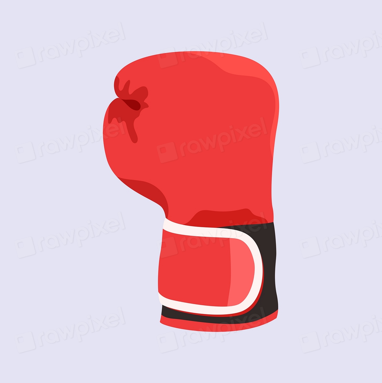 Boxing glove collage element, fitness | PSD Illustration - rawpixel