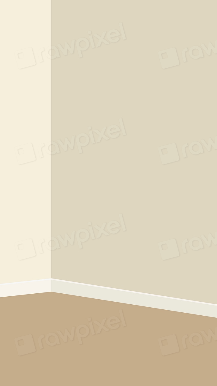 Empty room mobile wallpaper, realistic | Free Photo Illustration - rawpixel