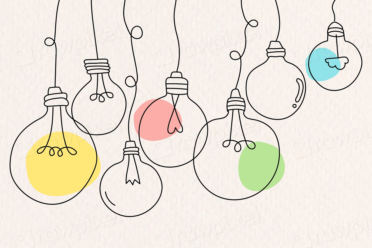 Doodle globe light bulbs in creative | Free Photo - rawpixel