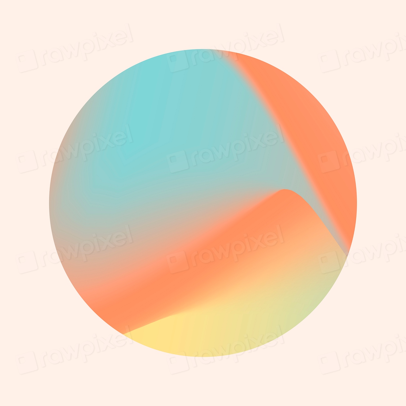Colorful round gradient element vector | Premium Vector - rawpixel