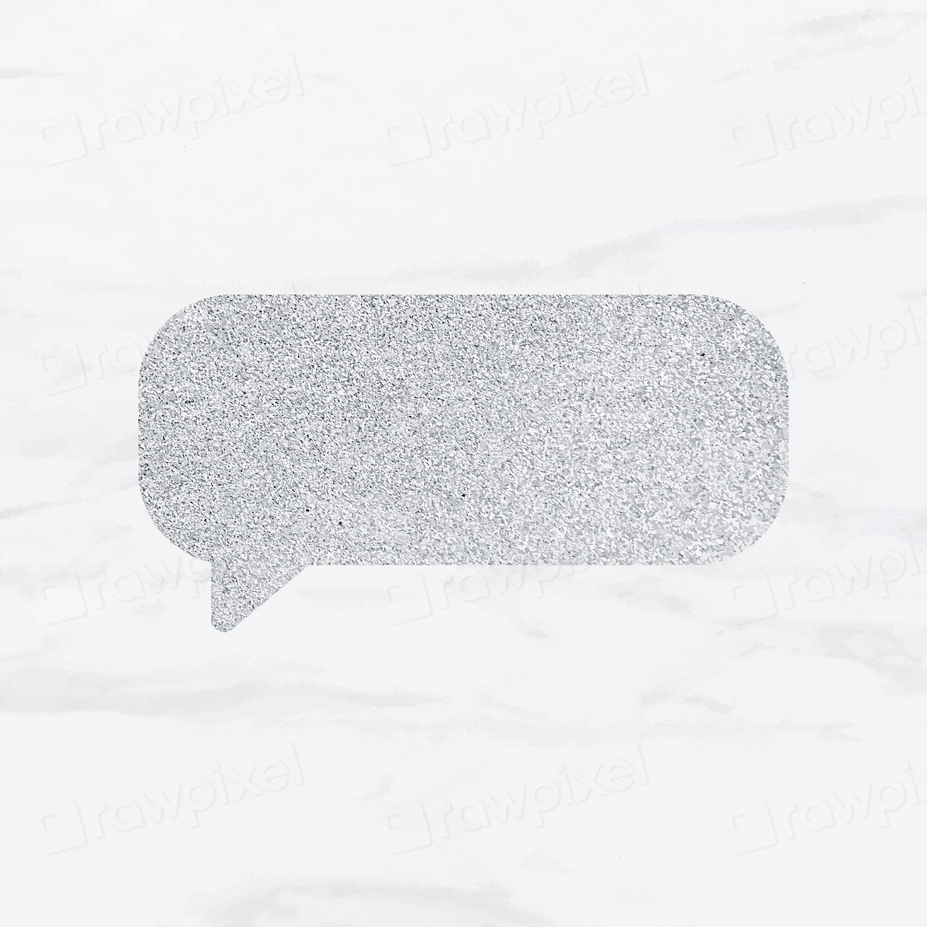 Glitter speech bubble vector | Free Vector - rawpixel