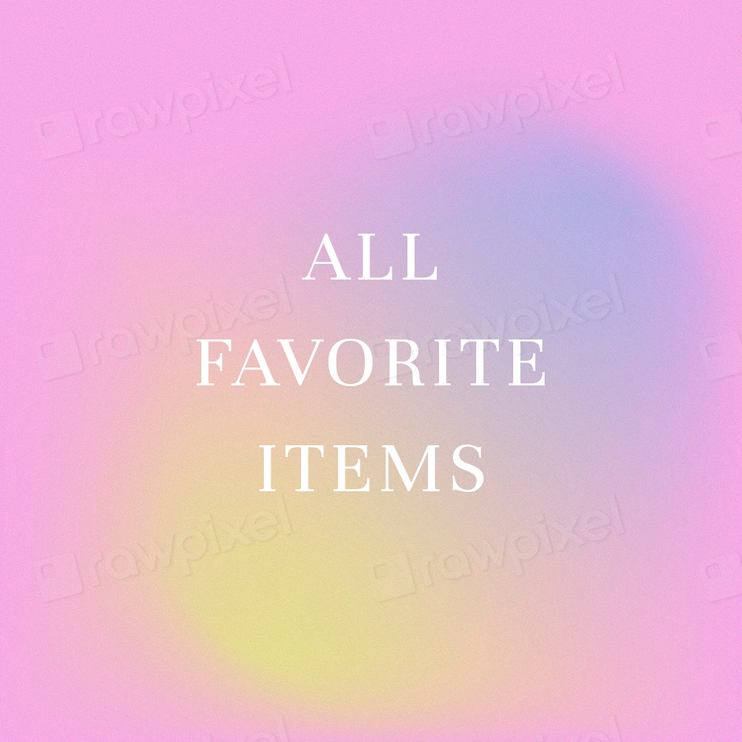 All favorite items marketing banner | Premium PSD Template - rawpixel