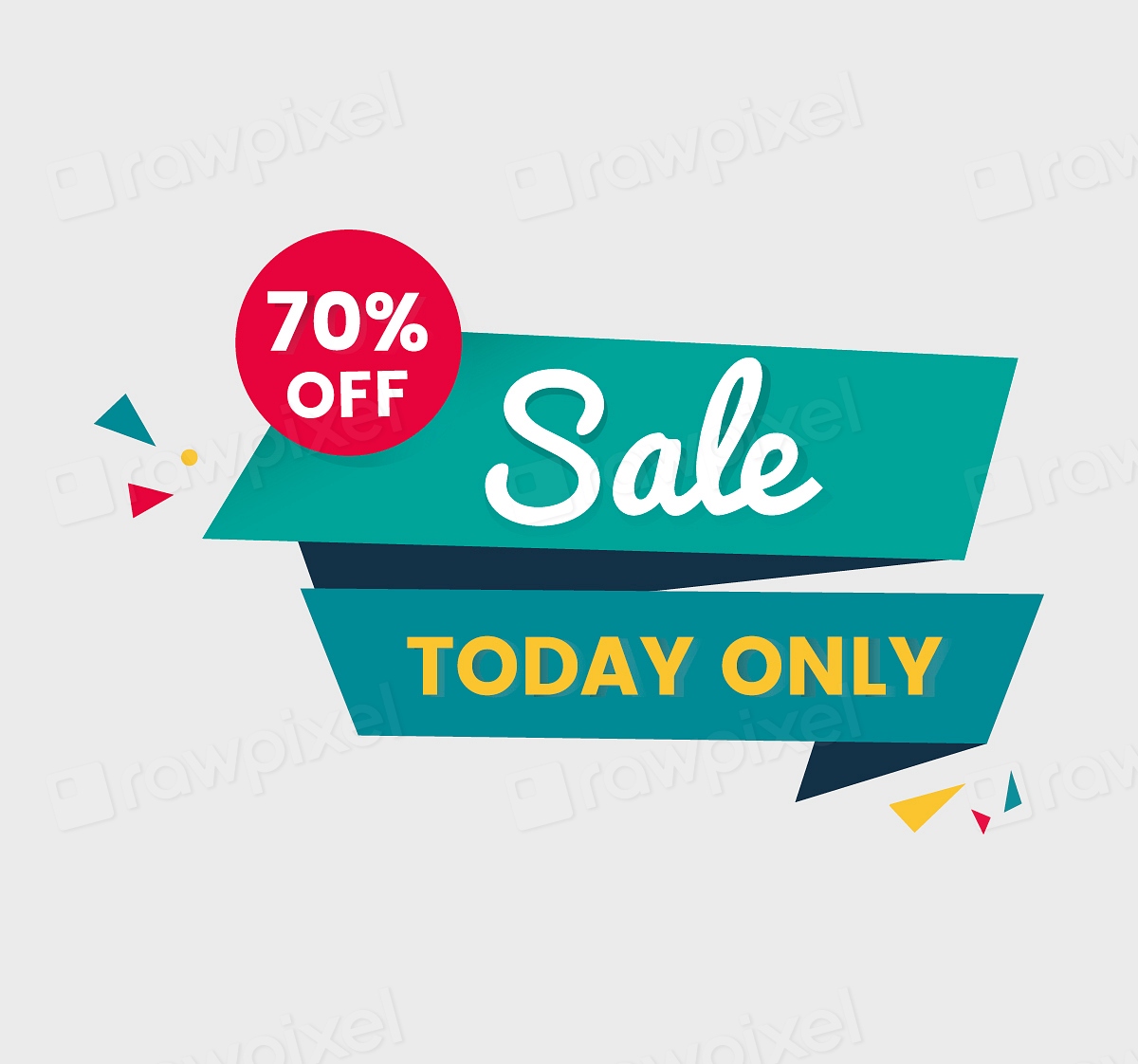 Colorful shopping sale badge design | Premium Vector - rawpixel