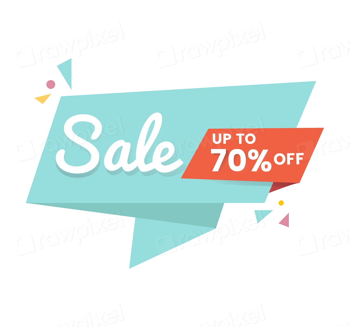 Colorful shopping sale badge design | Premium Vector - rawpixel