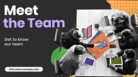 Meet our team blog banner | Premium Editable Template - rawpixel