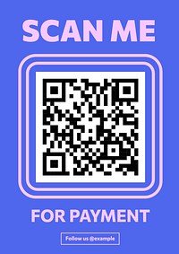 Scan me poster template | Premium Editable Template - rawpixel