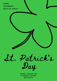 St patrick poster template | Premium Editable Template - rawpixel