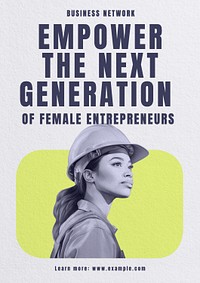 Women business empowerment poster template | Free Editable Template ...
