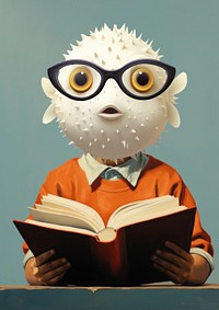 Puffer fish head man editable | Free Editable Design - rawpixel