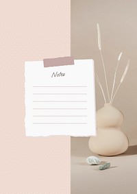 Blank notes poster template | Premium Editable Template - rawpixel