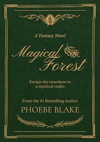 Magical forest book cover template | Premium Editable Template - rawpixel