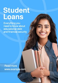 Student loans poster template | Premium Editable Template - rawpixel