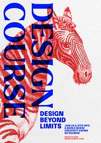 Design course poster template, editable | Premium Editable Template ...