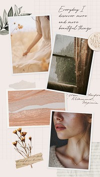 Aesthetic lifestyle mood board mockup, | Premium Moodboard Maker - rawpixel