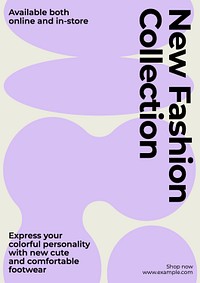 New fashion collection poster template | Premium Editable Template ...