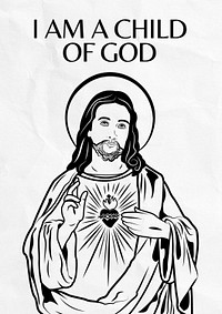 Child of God poster template | Premium Editable Template - rawpixel