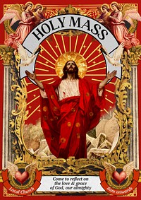 Holy mass poster template | Premium Editable Template - rawpixel
