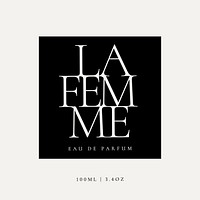 La femme label template, editable | Premium Logo Maker - rawpixel