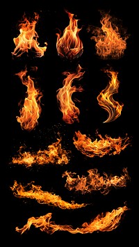 Fire flame effect isolated element | Premium Editable Design - rawpixel