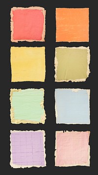 Editable Vintage rainbow ripped paper | Premium Editable Design - rawpixel