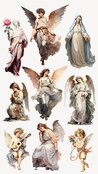 Editable watercolor angel design element | Premium Editable Design ...