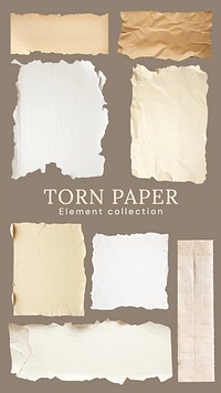 Editable torn paper design element | Premium Editable Design - rawpixel