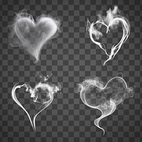 Heart smoke effect, editable design | Premium Editable Design - rawpixel