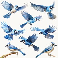 Blue jay bird, editable design | Premium Editable Design - rawpixel