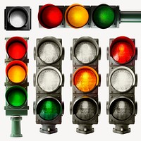 Traffic lights stop go signals | Free PSD - rawpixel