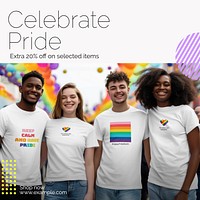 Celebrate pride Instagram post template | Free Photo - rawpixel