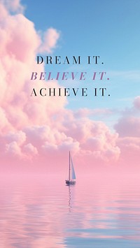 Motivational quote mobile wallpaper template | Premium Photo - rawpixel