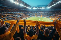 Soccer fans stadium crowd architecture. | Free Photo - rawpixel
