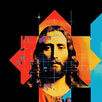 Jesus collage art person. | Free Photo Illustration - rawpixel