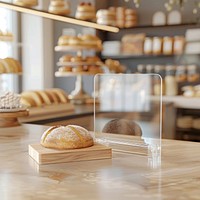 clear acrylic counter stand mockup | Premium Photo - rawpixel
