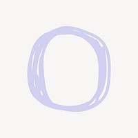 Letter O hand drawn doodle | Free Photo Illustration - rawpixel