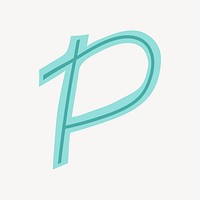 Letter P hand drawn doodle | Free Photo Illustration - rawpixel