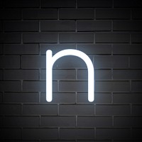 Letter n white alphabet illustration | Free Photo Illustration - rawpixel