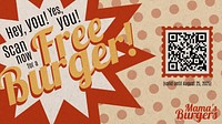 Burger voucher template | Free Photo - rawpixel