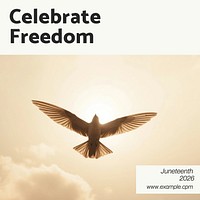Celebrate freedom Instagram post template | Free Photo - rawpixel