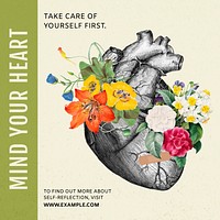 Self-reflection Instagram post template | Free Photo - rawpixel