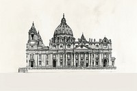 Detailed architectural line drawing | Free Photo Illustration - rawpixel