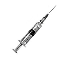 Vintage medical syringe illustration | Free Photo Illustration - rawpixel