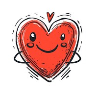 Happy heart cartoon illustration | Free Photo Illustration - rawpixel