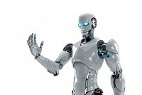 Futuristic humanoid robot waving | Free Photo - rawpixel