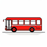 Red bus vector illustration | Free Photo Illustration - rawpixel