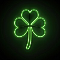 Neon glowing shamrock illustration | Free Photo Illustration - rawpixel