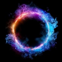 Vibrant fiery circular energy | Free Photo Illustration - rawpixel